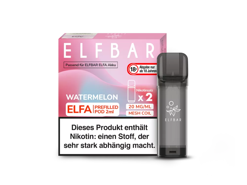 ELF Bar - ELFA Watermelon Pod 20mg/ml | Alpha Steam Online Vape Shop