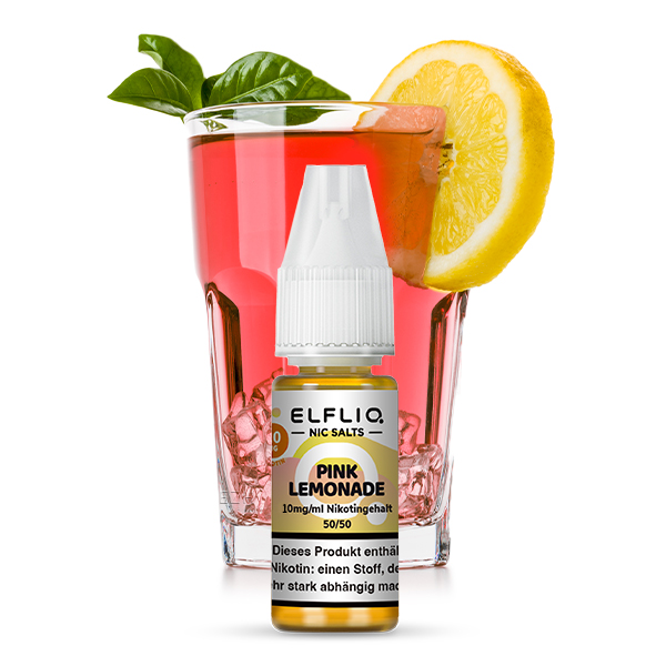 Elfliq by Elfbar Nic Salt - Pink Lemonade Liquid 10ml | Alpha Steam ...