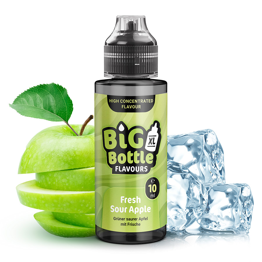 Big Bottle Flavours - Fresh Sour Apple Aroma 10ml Longfill
