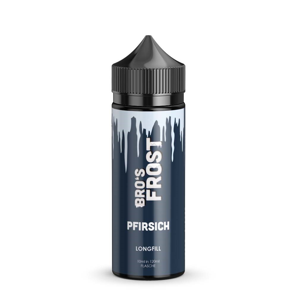 Bro's Frost - Pfirsich Aroma 10ml Longfill | Alpha Steam Online Vape Shop