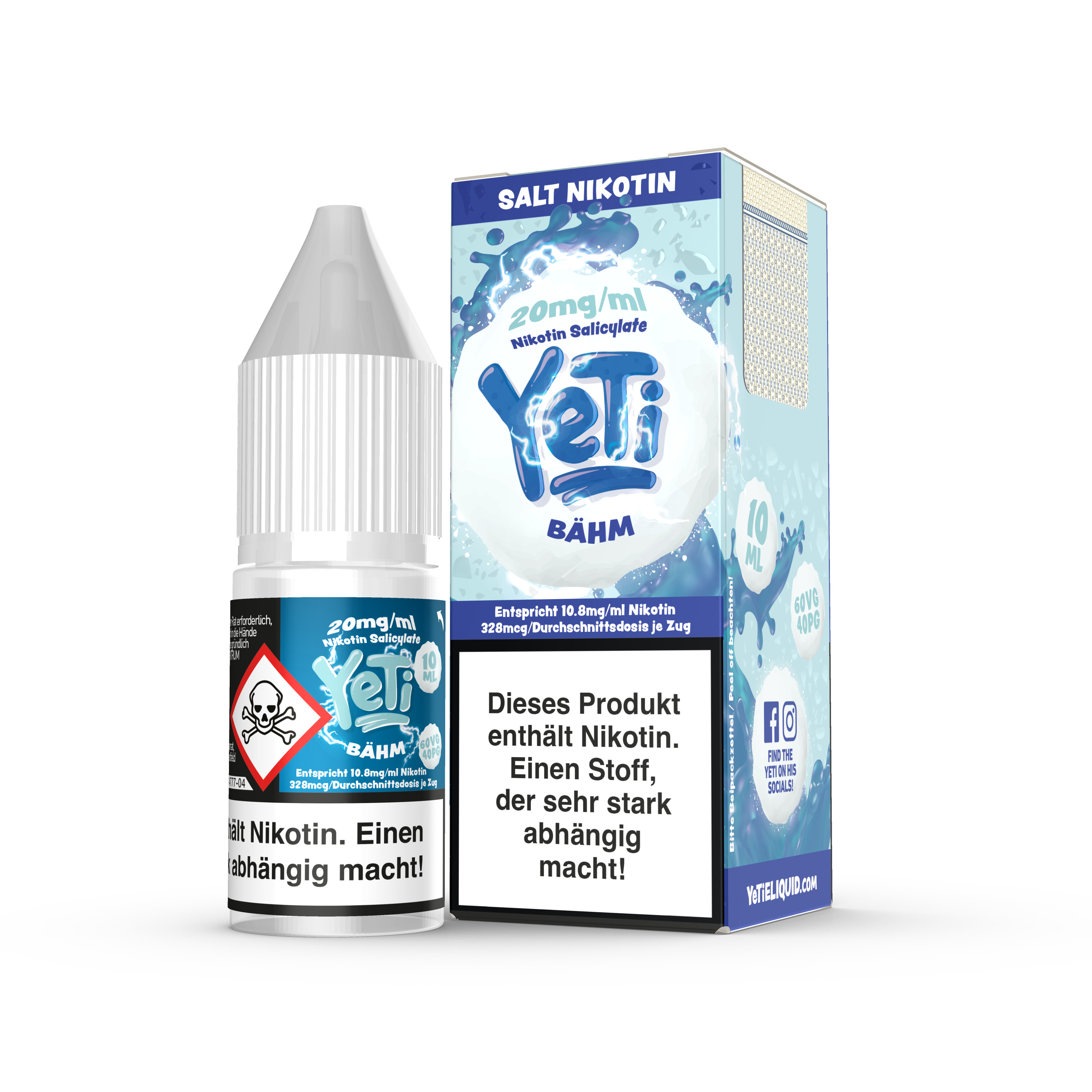 YETI NicSalt - Bähm Liquid 10ml 20mg | Alpha Steam Online Vape Shop